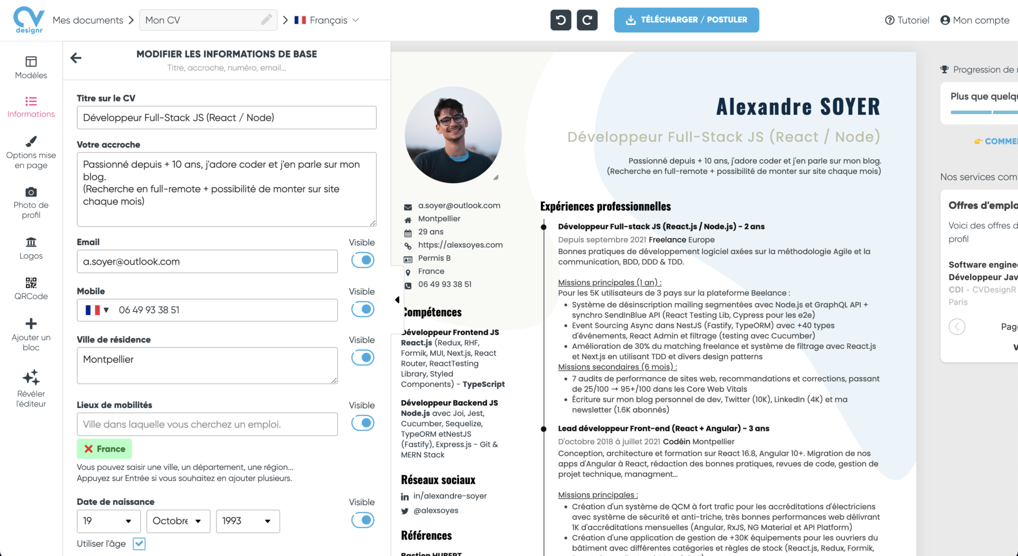 CV Développeur : Guide pour booster ses chances 🚀 – Alex so yes