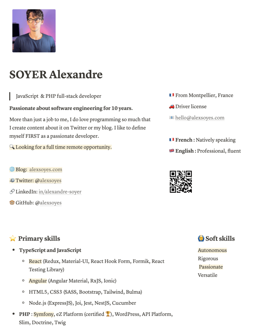 Portfolio en 2025 : Guide, exemples et templates 🎨 – Alex so yes